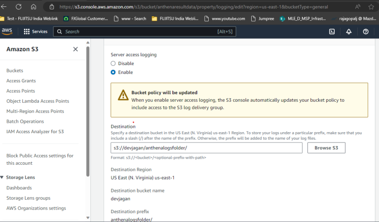 AWS CloudTrail and S3 Server Access Logging