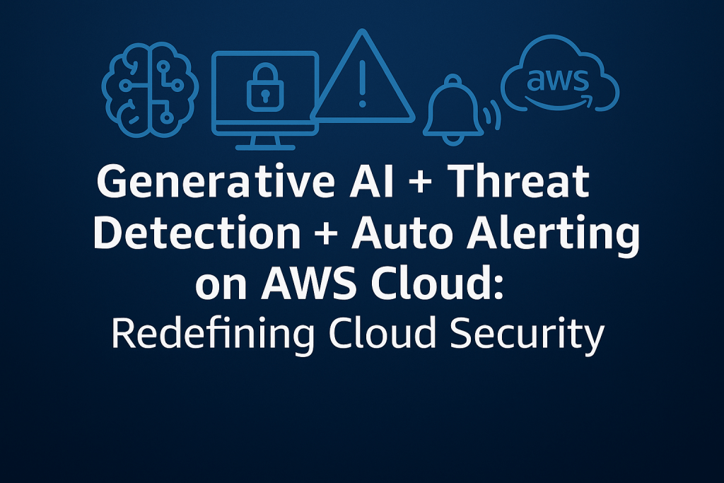 Generative AI + Threat Detection + Auto Alerting on AWS Cloud: Redefining Cloud Security