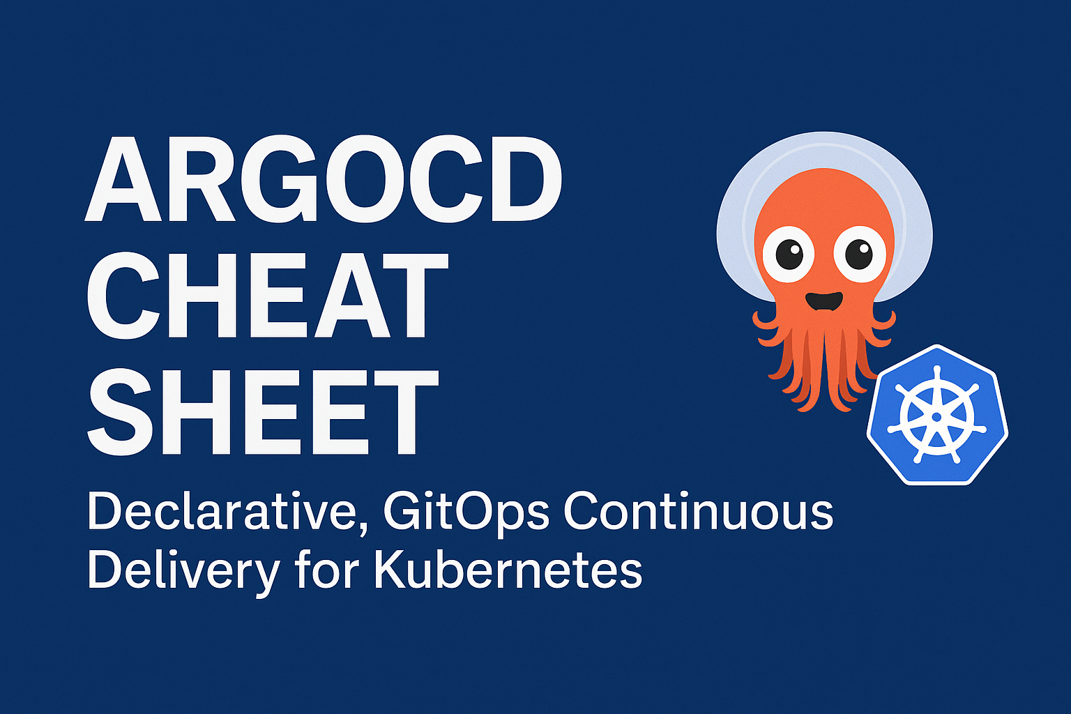 ArgoCD CLI Cheat Sheet